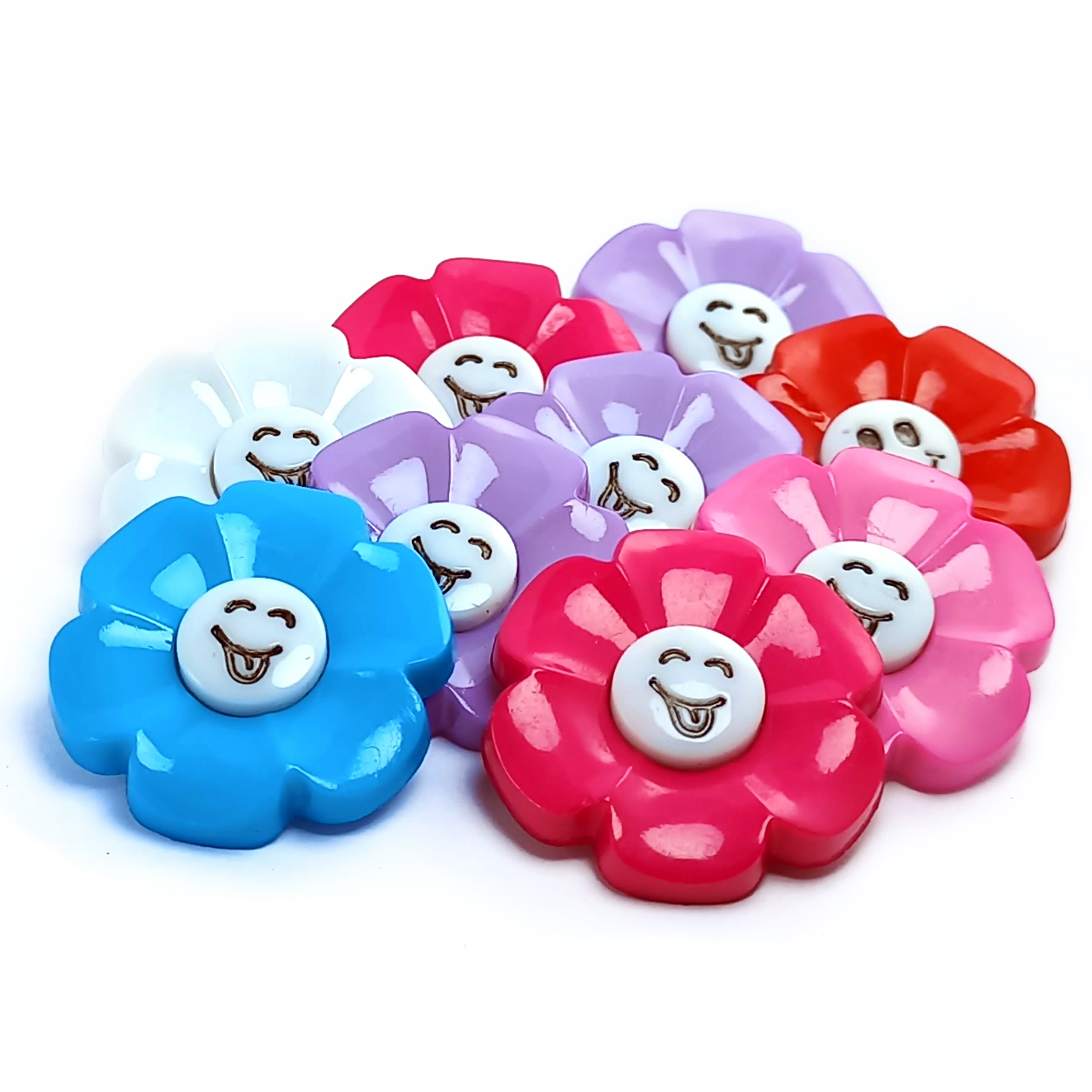 flor feliz – El Palacio del Botón